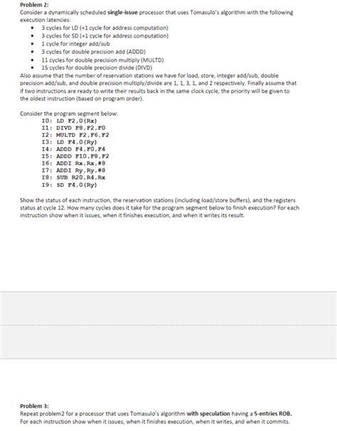 Solve Problem 3problem 2consider A Dynamically