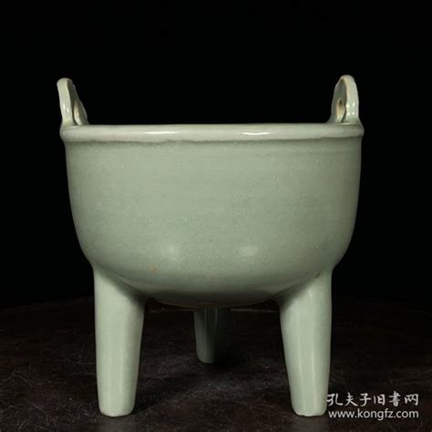 宋龙泉窑三足香炉 孔夫子旧书网
