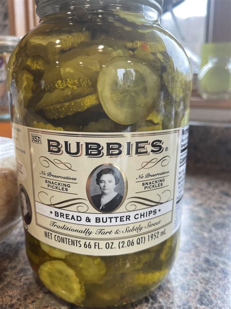 Bubbies Bread And Butter Vinegar Based R Pickles