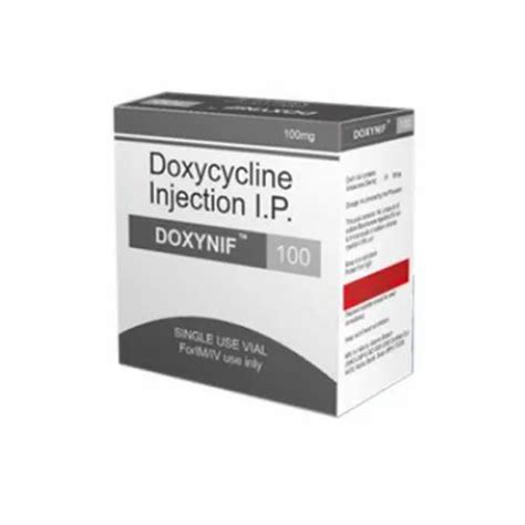 DOXYNIF Doxycyline Mg Injection I P At Rs Vial In Mumbai ID