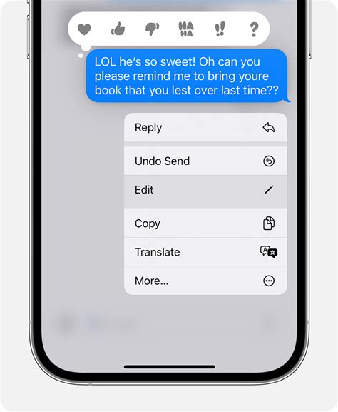 How To Edit Messages On Your Iphone Apple Support