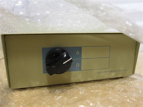 DB Female Way Data Transfer Switch Box Rotary Type RS D Sub Pin PC Network Switches