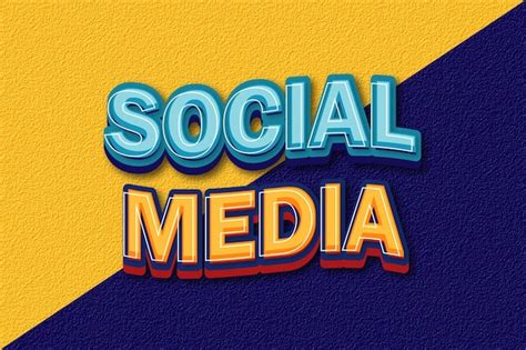 Premium Vector Social Media Editable Text Effect