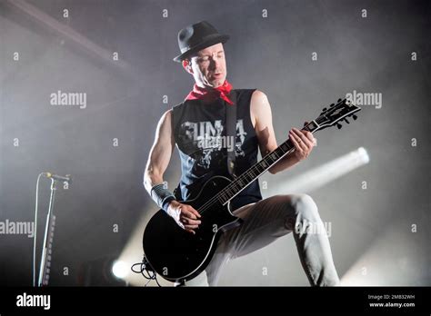 Tom Thacker Of Sum 41 Performs During The Festival Dété De Québec On