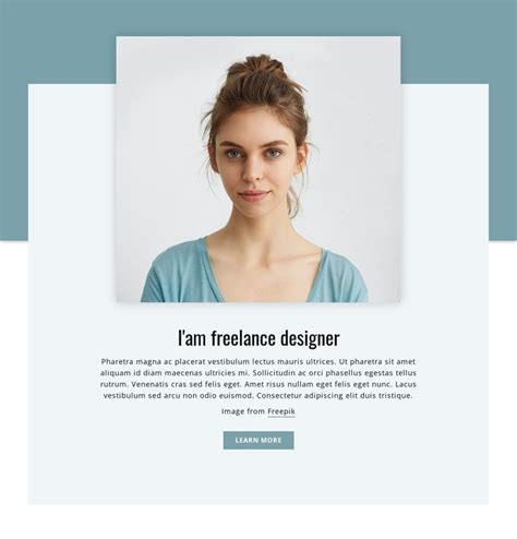 Iam Freelance Designer Css Template By Nicepage