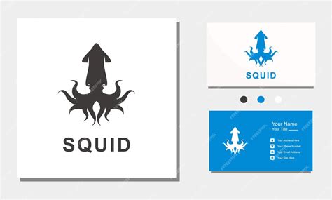 Premium Vector A Logo For Squid And Squid