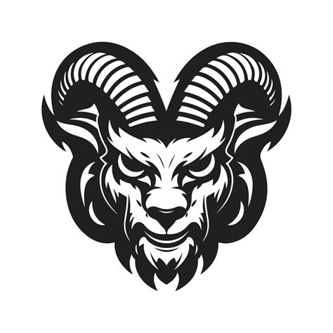 Goat Vector Concept Digital Art Hand Drawn Illustration 22016215