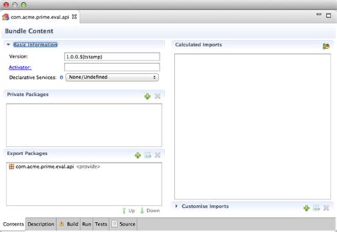 API Project Bndtools