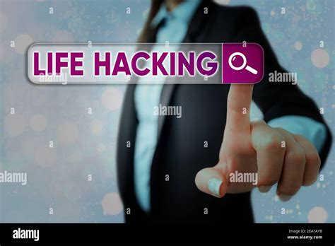 Conceptual Hand Writing Showing Life Hacking Concept Meaning Simple