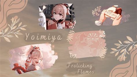 Genshin Impact Yoimiya Desktop Wallpaper