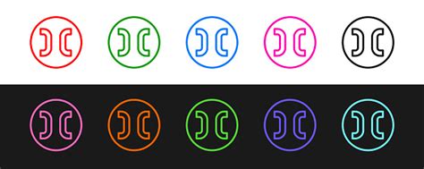 선 물고기 자리 조디악 표지판 아이콘을 흑백 배경에 분리하여 설정합니다 점성술 운세 모음입니다 벡터 0명에 대한 스톡 벡터 아트 및 기타 이미지 Istock