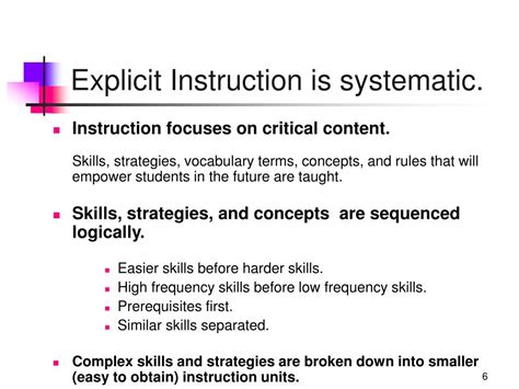 ppt explicit instruction powerpoint presentation free download id