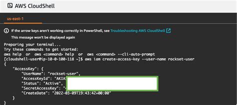 Getting AWS Credentials AWS Modernization Workshop Sample