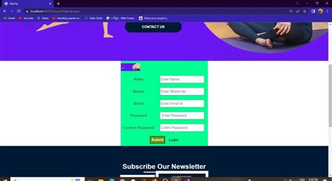Online Yoga Class Management System Project In C Net With Source Code