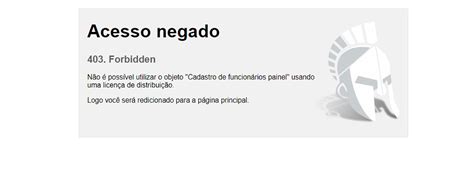 Não é Possível Utilizar O Objeto Usando Uma Licença De Distribuição Suporte Latromi Community