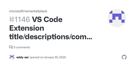 Vs Code Extension Titledescriptionscommands Are Not Translated In Marketplace · Issue 1146