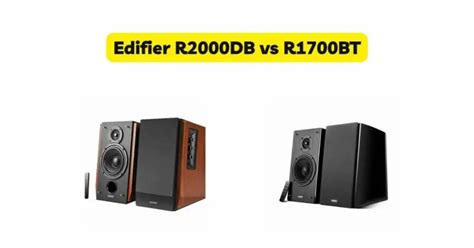 Edifier R2000DB Vs R1700BT All For Turntables