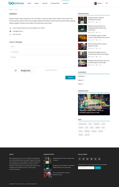 Infinite Blog And Magazine Script By Codingest Codecanyon