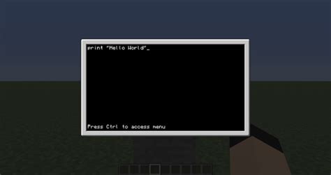 Computercraft Hello World Tutorial Tekkit Wiki