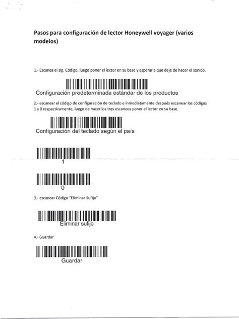 Honeywell Voyager Configuracion Con Batch Pdf