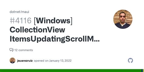 Windows Collectionview Itemsupdatingscrollmode Property Not Working · Issue 4116 · Dotnet