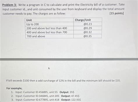 Solved Problem Write A Program In C To Calculate And Chegg