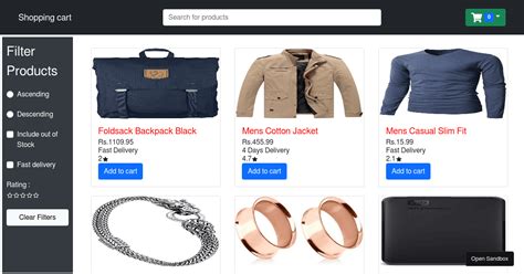 React Practice Forked Codesandbox