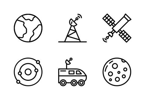 Space Icons By Ade Nur Hidayat Space Icons Business Icons Design Icon