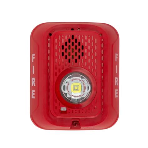 System Sensor P2RLED P LED Horn Strobe 2 Wire Indoor Wall Red Marked PLAIN