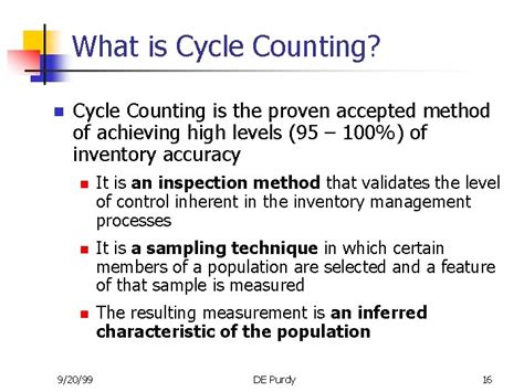Inventory Management Cycle Counting Building In Inventory Accuracy