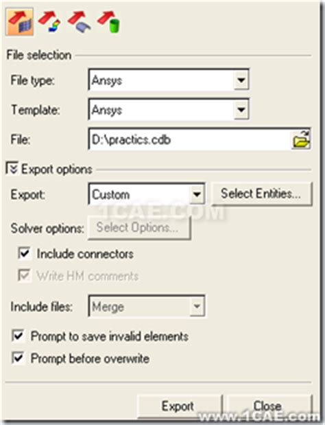 Hypermesh模型如何导入Ansys Workbench Hypermesh与ansys接口联合教程 Ansys培训Ansys有限元培训Ansys workbench培训ansys