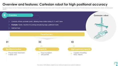 Overview And Features Cartesian Robot Precision Automation Industrial