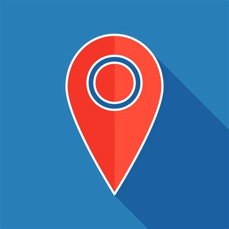 Map Pointer Flat Icon Vector Art At Vecteezy