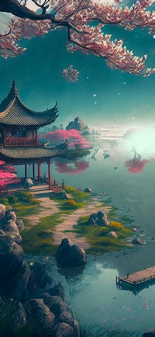 唯美国风 山水图 风景手机动态壁纸 风景手机壁纸下载 元气壁纸