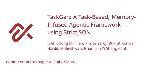Taskgen A Task Based Memory Infused Agentic Framework Using