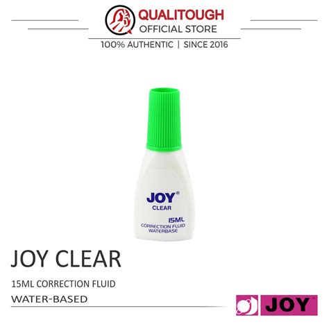 Joy Clear Correction Fluid 15ml Touch N Go Shopee Philippines