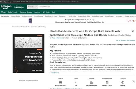 Hands On Microservices With Javascript Kitabım Artıq Amazonda Yayımlandı Tural Suleymani