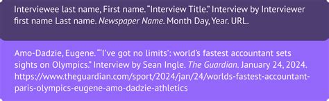 How To Cite An Interview Chicago MLA Style