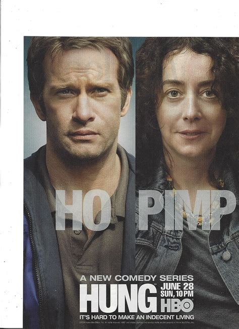 Magazine Advertisement For 2009 Hbo Series Hung Cast Promo