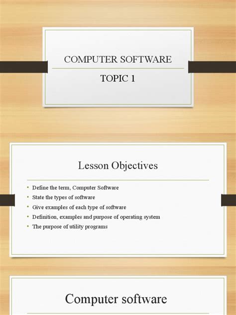 computer software lesson pdf