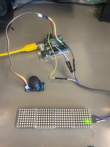 Led Matrix 7219 Controlled By Joystick Leds And Multiplexing Arduino Forum