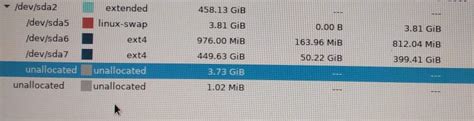 linux gparted need to move unallocated space out of dev sda2