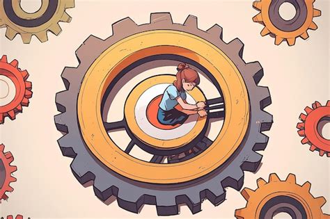Productive Employee Work Process Efficiency Icon Premium Ai Generated