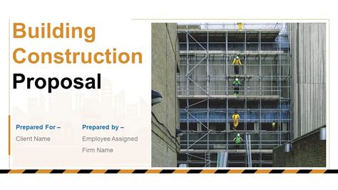 Building Construction Proposal Powerpoint Presentation Slides Presentation Graphics