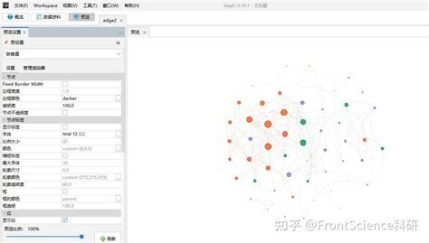 利用gephi绘制高分网络图 知乎