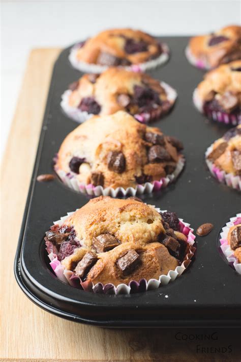 Кексчета с малини и шоколад Cooking Friends