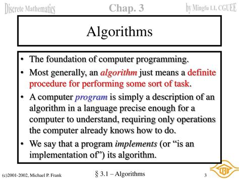 PPT Chapter The Fundamentals Algorithms The Integers And Matrices PowerPoint