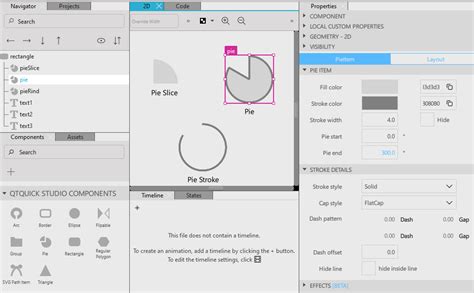 PieItem QML Type Qt Quick Studio Components Qt 6 0 0