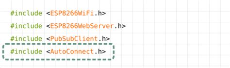 How To Embed Autoconnect For Esp8266esp32