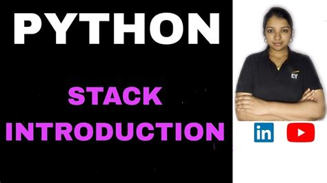 Python Dsa Stack Introduction Youtube